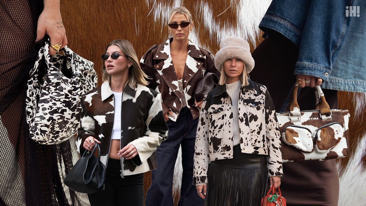 3 formas de combinar el estampado vaquero o cow print esta temporada ...