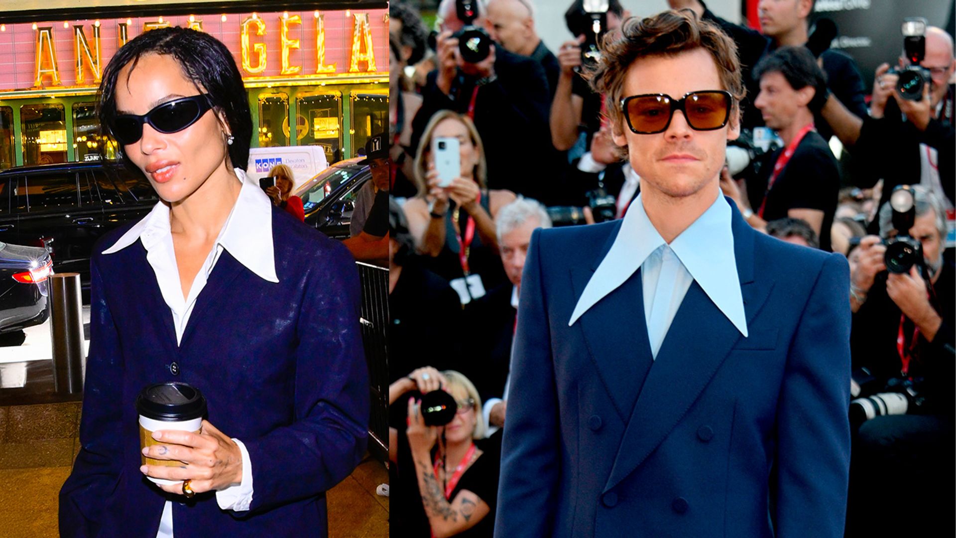 Zoë Kravitz y Harry Styles llevan años conectados por su estilo sin ...