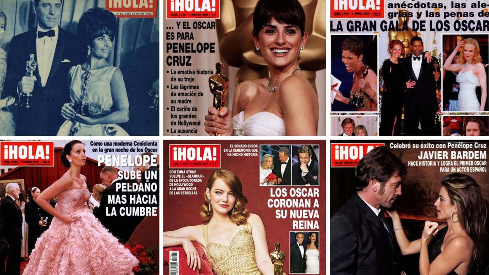 La historia de los Oscar a través de las portadas de ¡HOLA!
