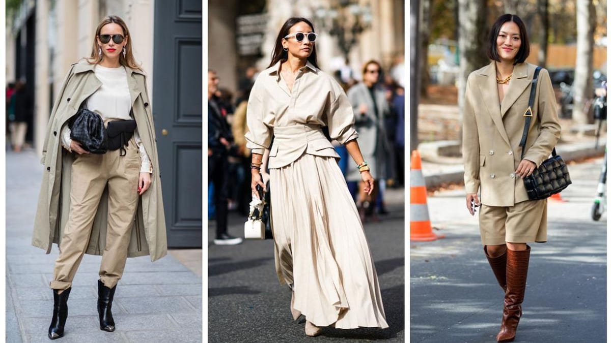 La moda se tiñe de beige ¡y estos looks lo demuestran! | ¡HOLA!