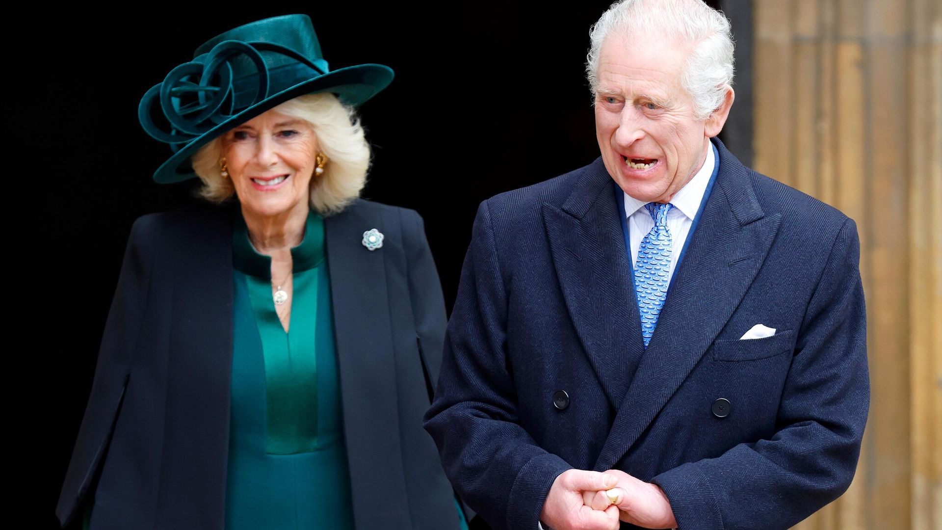Los reyes Carlos y Camilla presiden la Misa de Pascua | ¡HOLA!