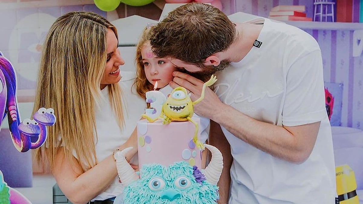 Así ha cambiado Yanay, hija de Edurne y David de Gea, que acaba de ...