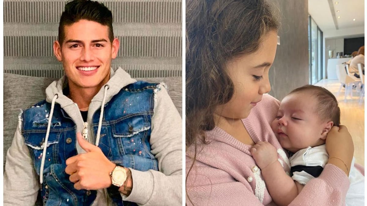 James Rodríguez comparte la foto más tierna de sus hijos | ¡HOLA!