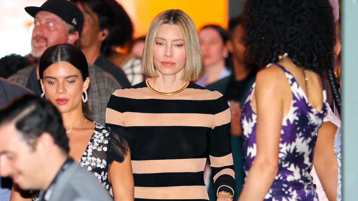 Jessica Biel reaparece muy seria tras la detención de Justin Timberlake