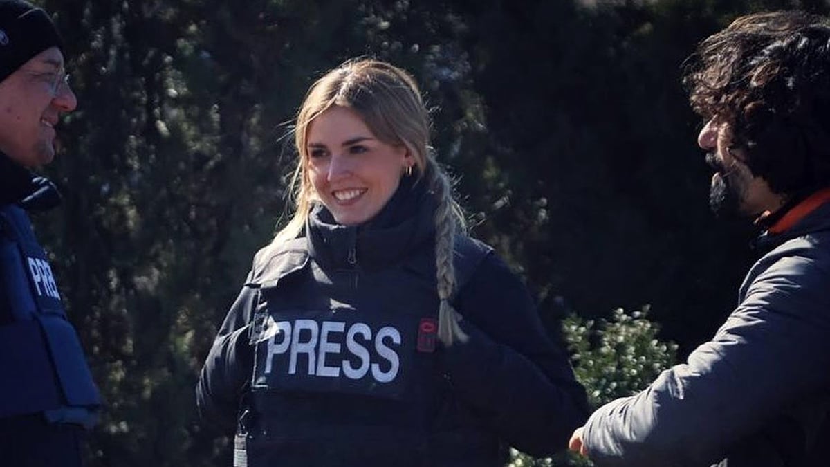 Laura de Chiclana, la joven reportera de guerra de Mediaset, ha sido ...