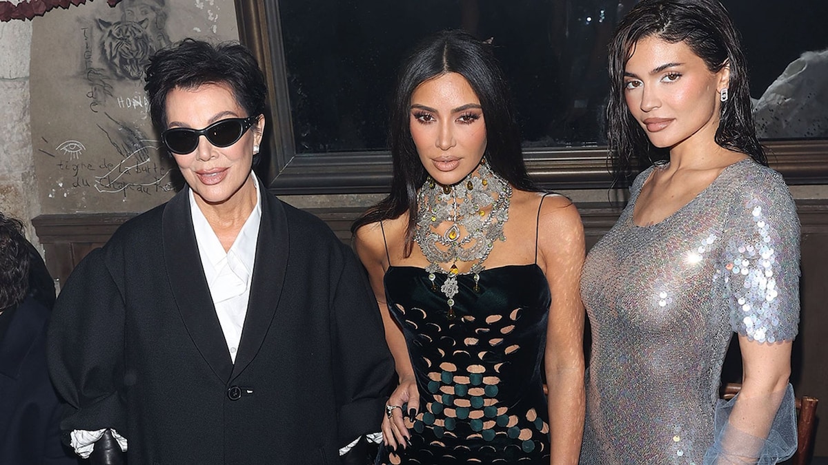 Kim Kardashian, Kylie Jenner y Kris los looks en el desfile de Margiela