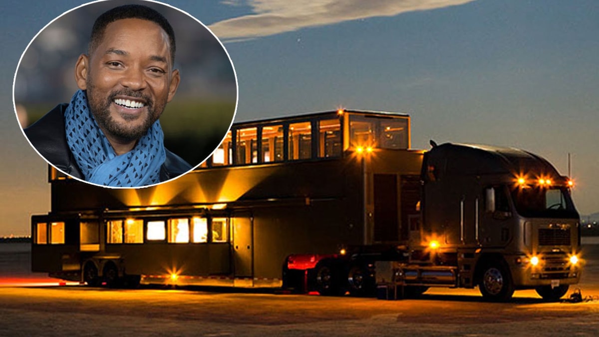 Will Smith y su impresionante autocaravana de lujo