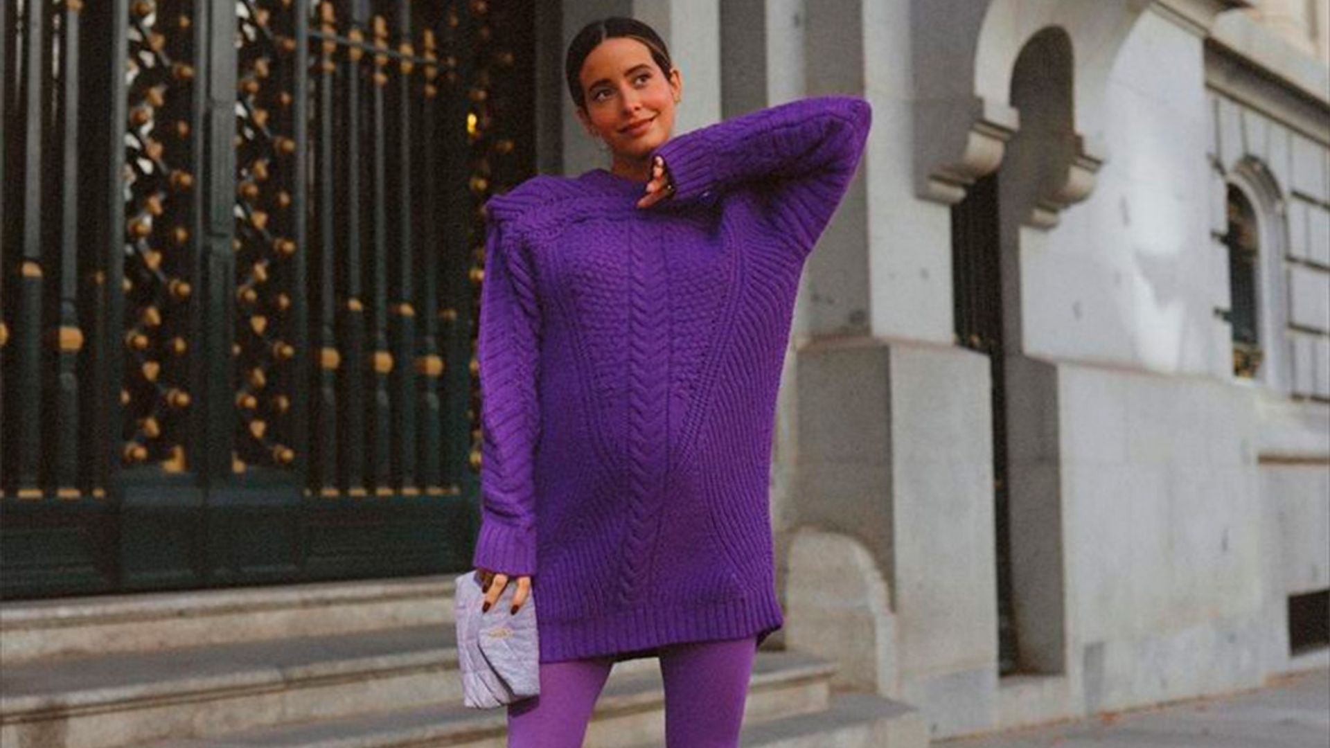 María Fernández-Rubíes y sus looks vestida de morado