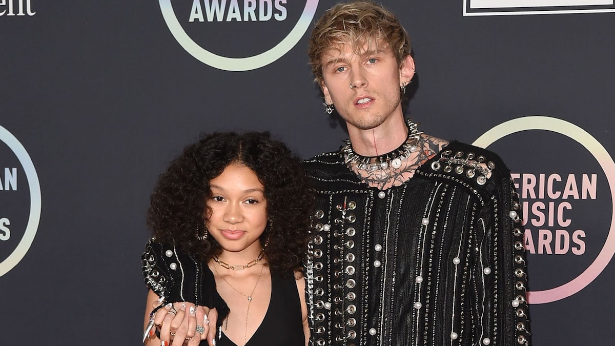 Machine Gun Kelly, prometido de Megan Fox, posa con su hija de 13 años ...