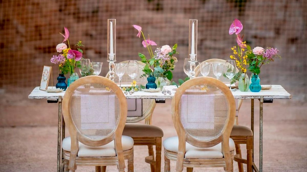 Decoración de bodas íntimas o pedidas de mano muy especiales