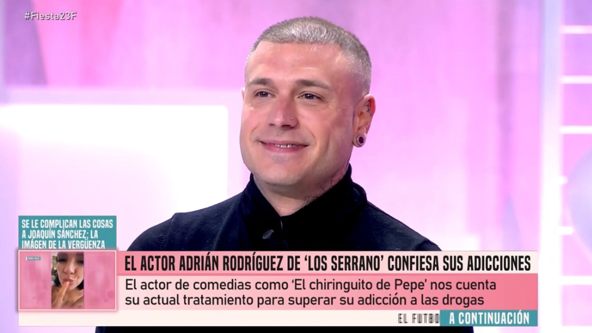 Adrián Rodríguez, de 'Los Serrano', en tratamiento por adicción: 'Se me ...