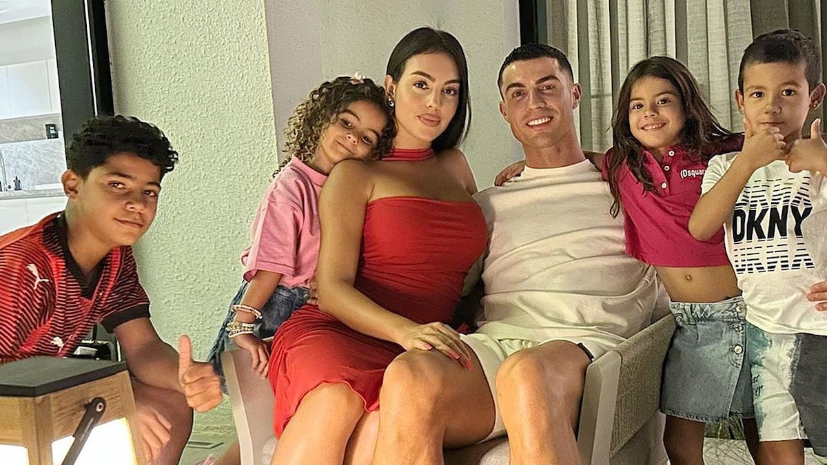 Georgina y sus hijos se reencuentran con Cristiano
