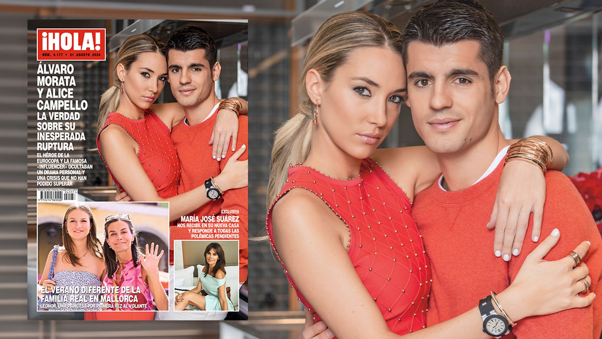 Alice Campello y Álvaro Morata nos presentan a su hija Bella