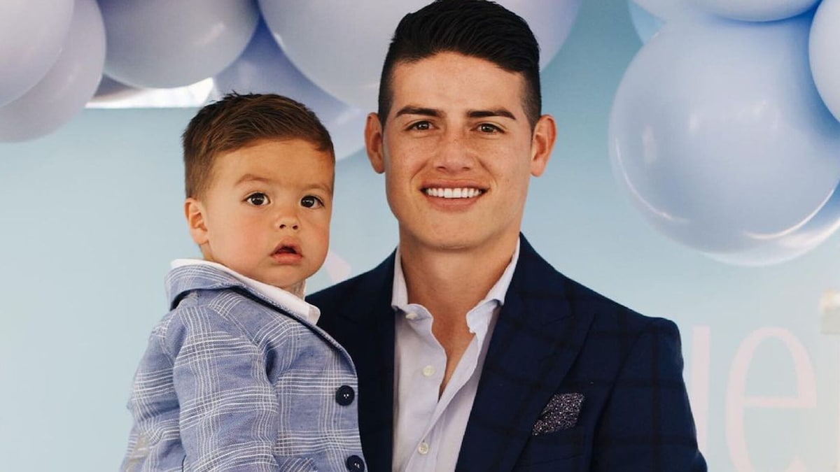 James Rodríguez bautiza a su hijo Samuel | ¡HOLA!