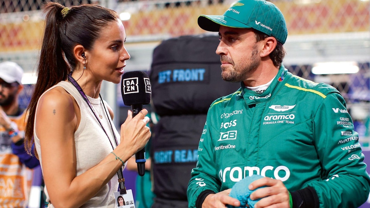Fernando Alonso abre su corazón a su periodista favorita, su novia ...