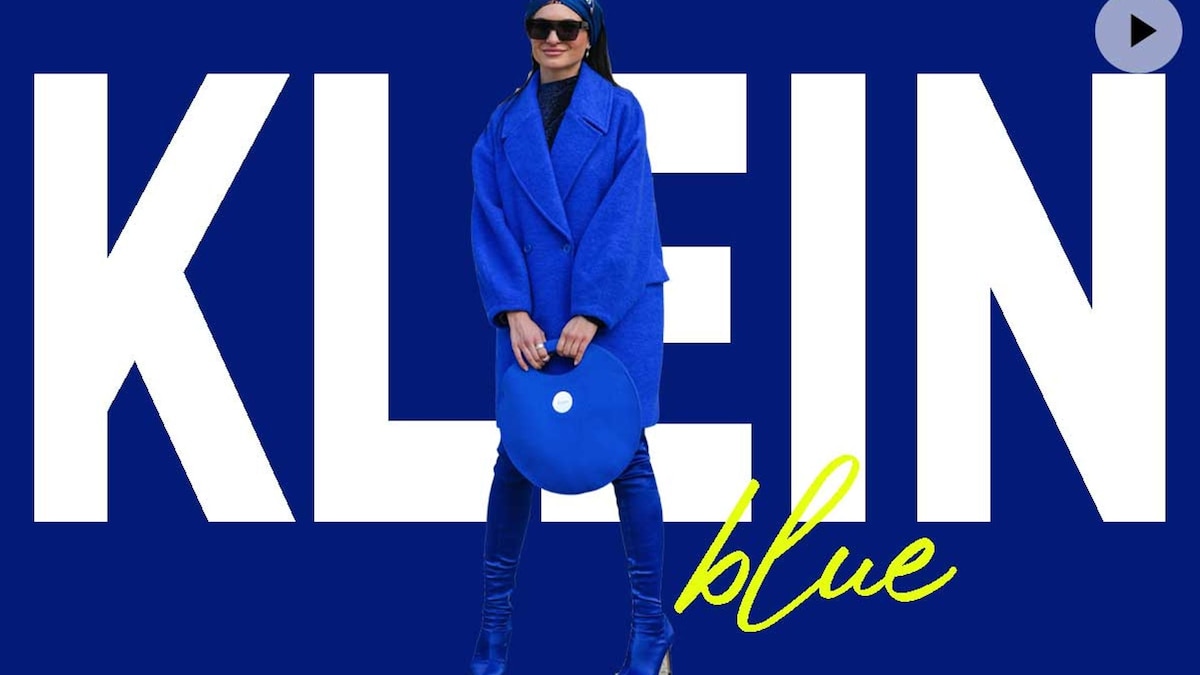 Cómo llevar el azul 'klein', el color que adoran rubias y morenas
