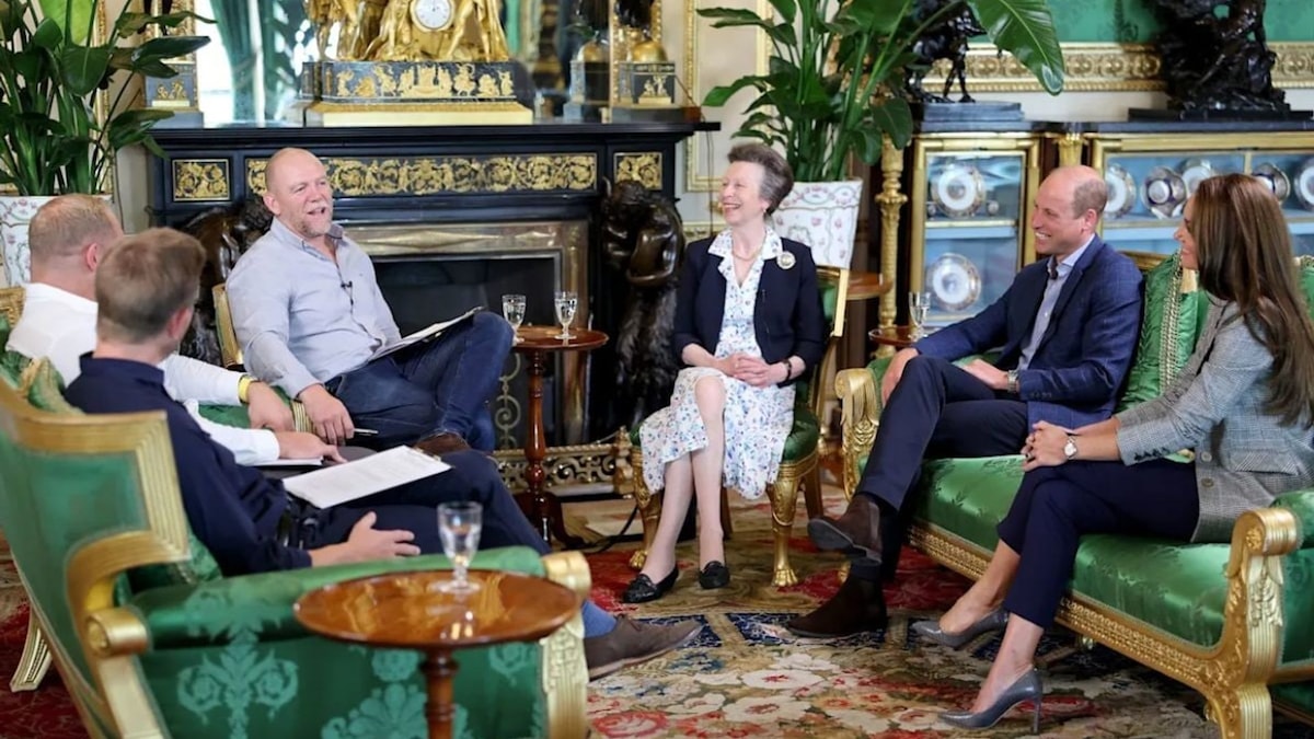 El Príncipe William, Kate Middleton y la Princesa Anne se reúnen con Mike Tindall en su podcast ...