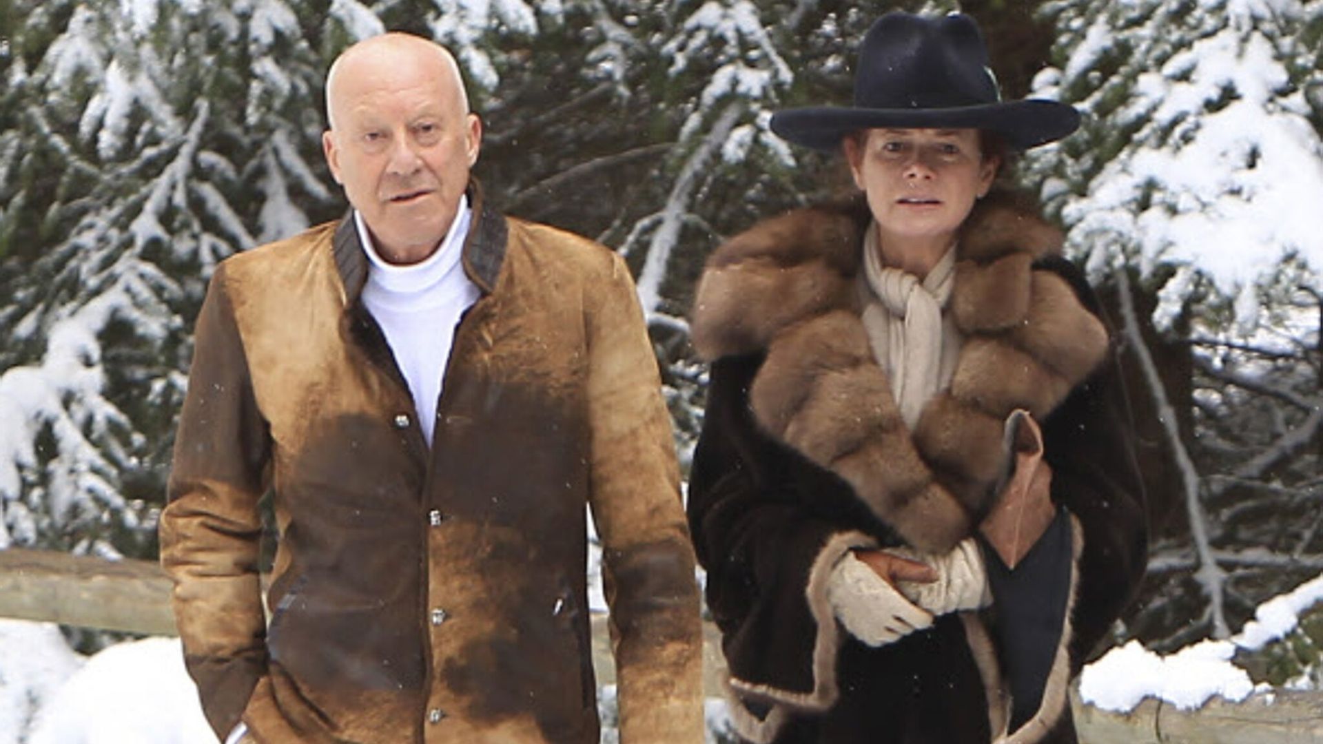 Sir Norman Foster y Lady Elena Ochoa, Año Nuevo en St. Moritz