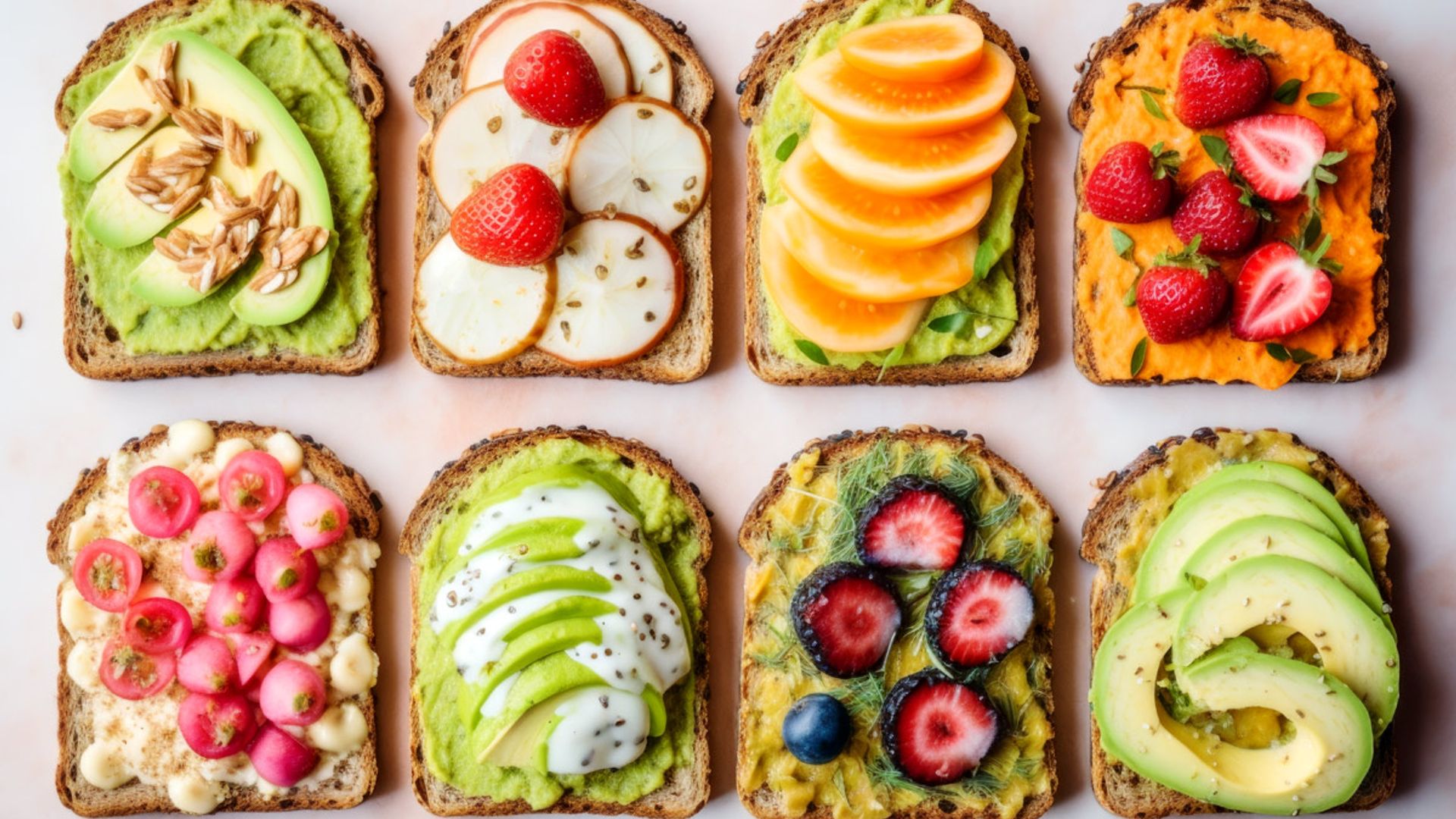 Ideas diferentes para tus tostadas de desayuno