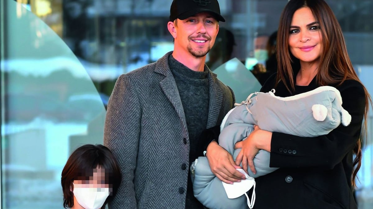 Guti y Romina Belluscio presentan a su hijo Romeo