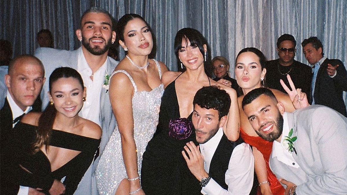 Nuevas fotos de Aitana y Sebastián Yatra en la boda de Lele Pons