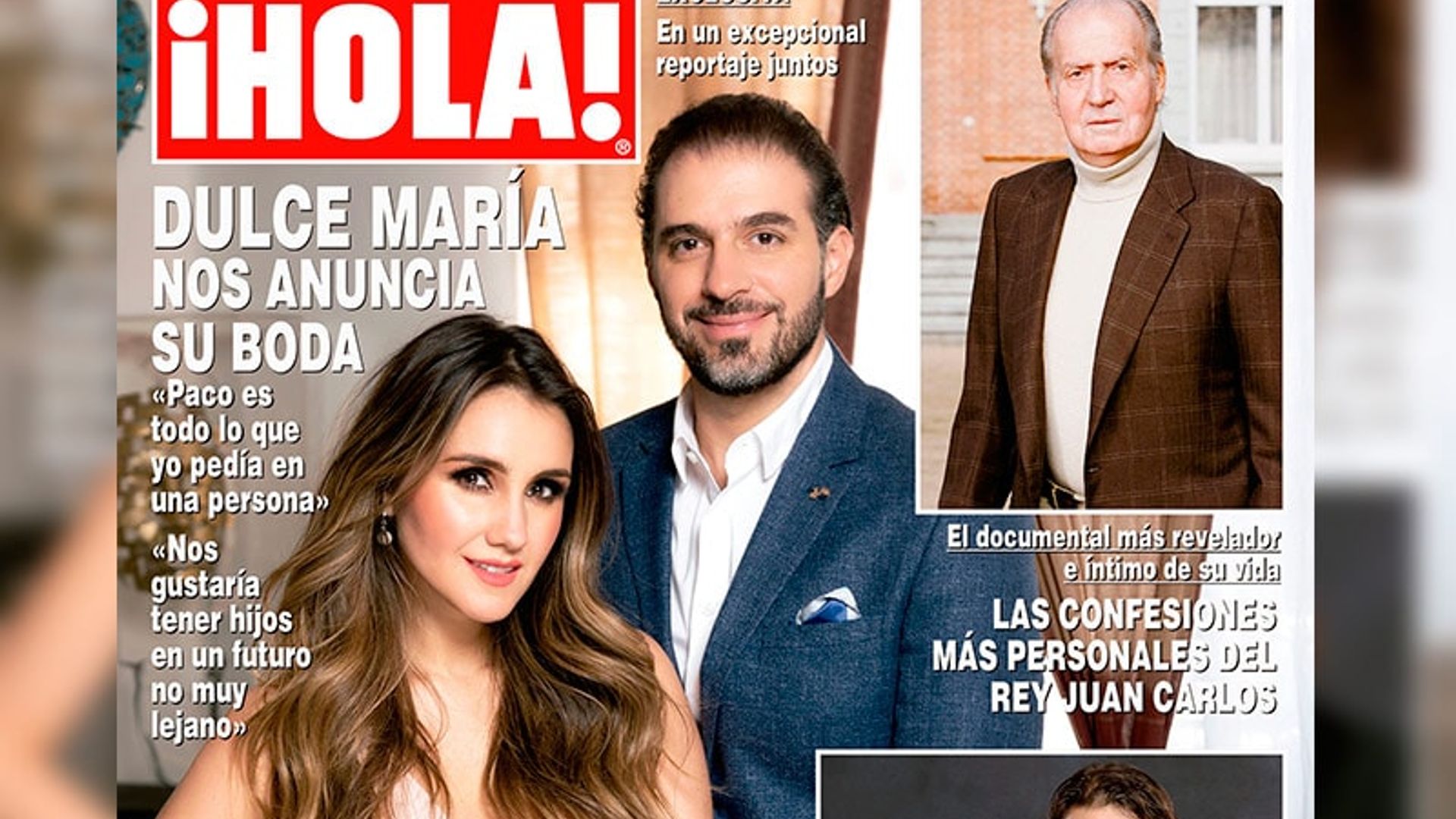 En ¡HOLA!, Dulce María y Paco Álvarez nos anuncian su compromiso | ¡HOLA!