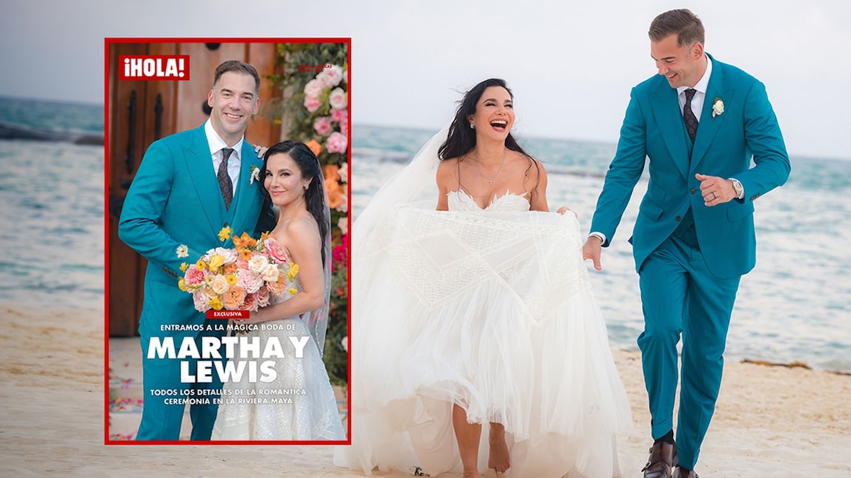La mágica boda mexicana de Martha Higareda y Lewis Howes [Exclusiva ...