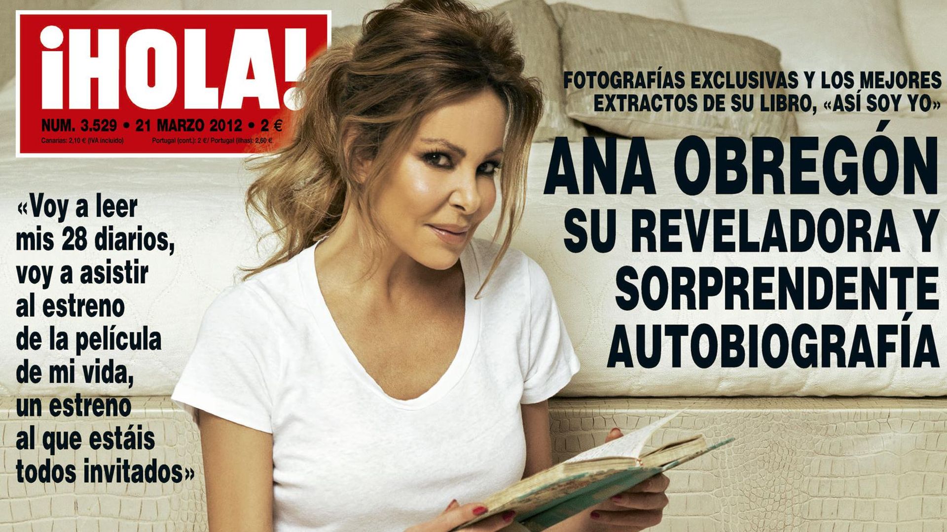 Cuando Ana Obregón nos presentó su autobiografía