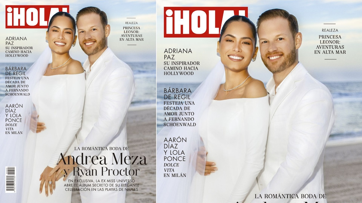 En ¡HOLA!, la romántica boda de Andrea Meza y Ryan Proctor | ¡HOLA!