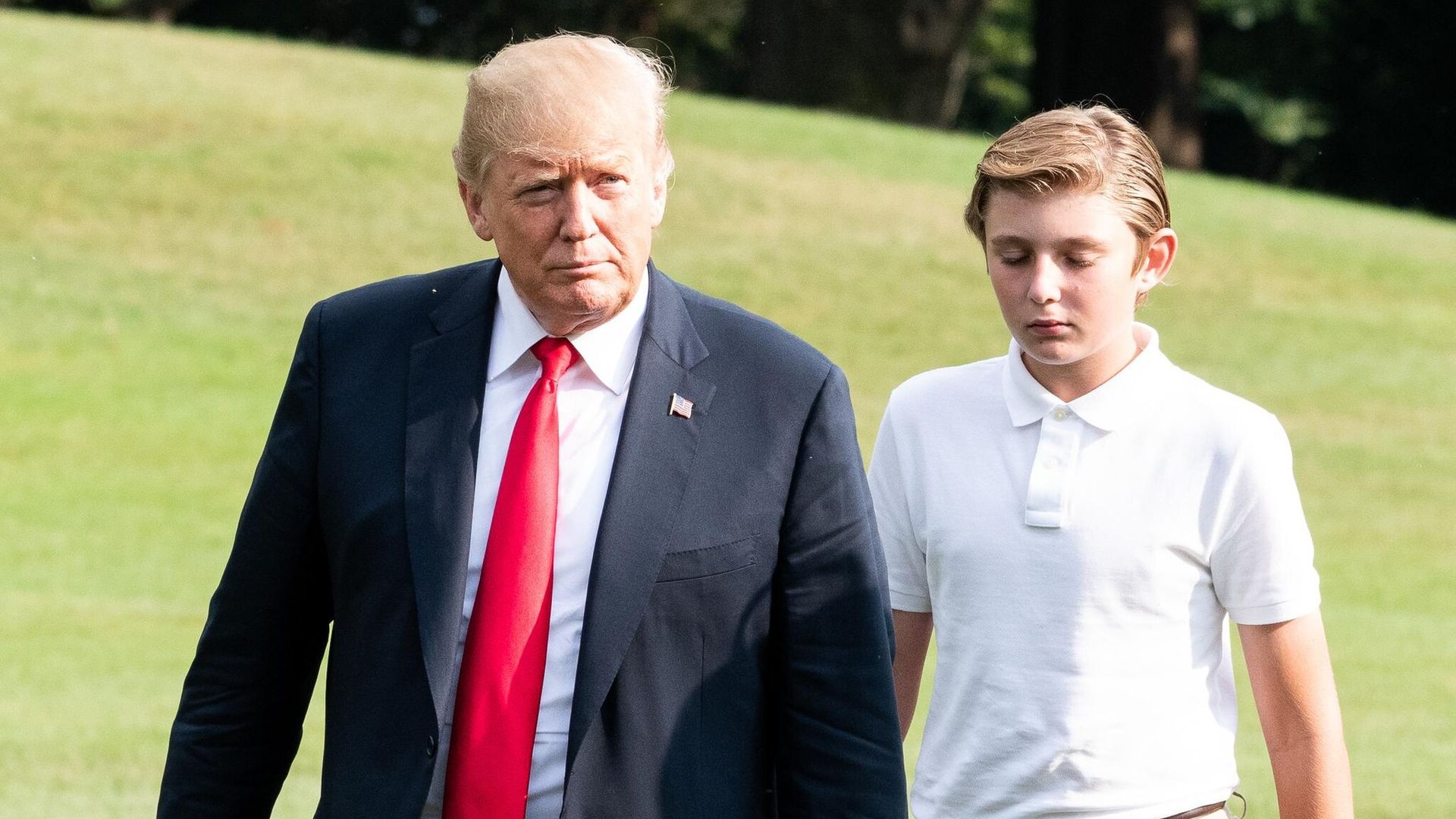 Donald Trump se sincerca sobre su relación con su hijo Barron | ¡HOLA!