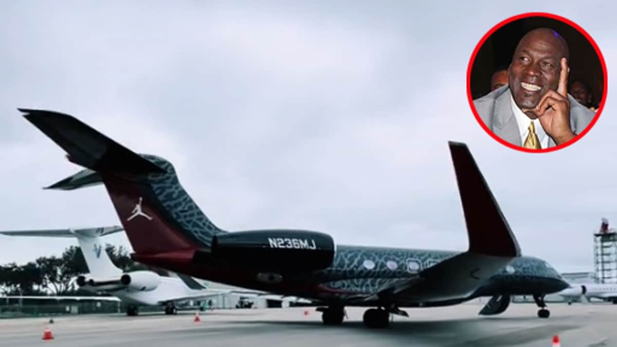 El nuevo capricho de Michael Jordan: un avión de camuflaje de 65 ...