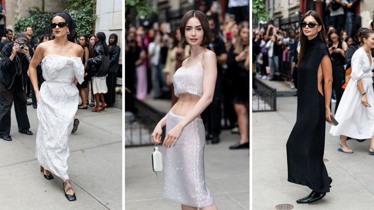Emily Ratajkowski, Lily Collins y Rosalía arrasan en el 'front row' de ...