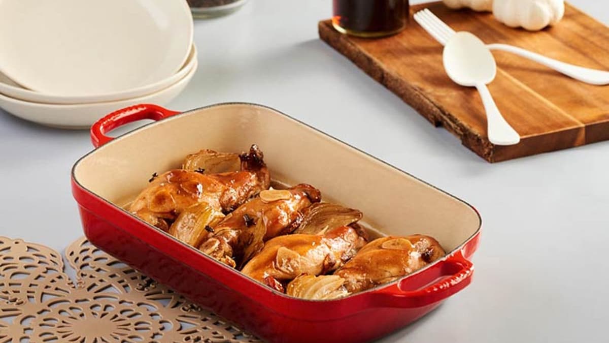 Conejo asado al horno con vino de Oporto