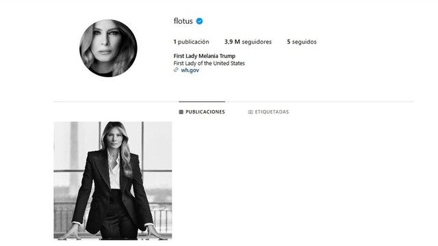 En blanco y negro, así es el retrato oficial de Melania Trump como ...