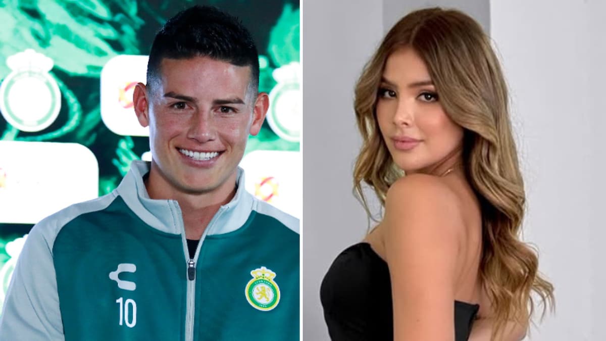 James Rodríguez y Luisa Duque confirman su romance con un beso | ¡HOLA!