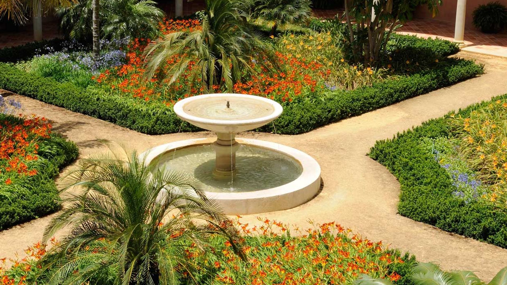 Grandes Fuentes De Patio Fotos De Jardines | Diseños De Jardines