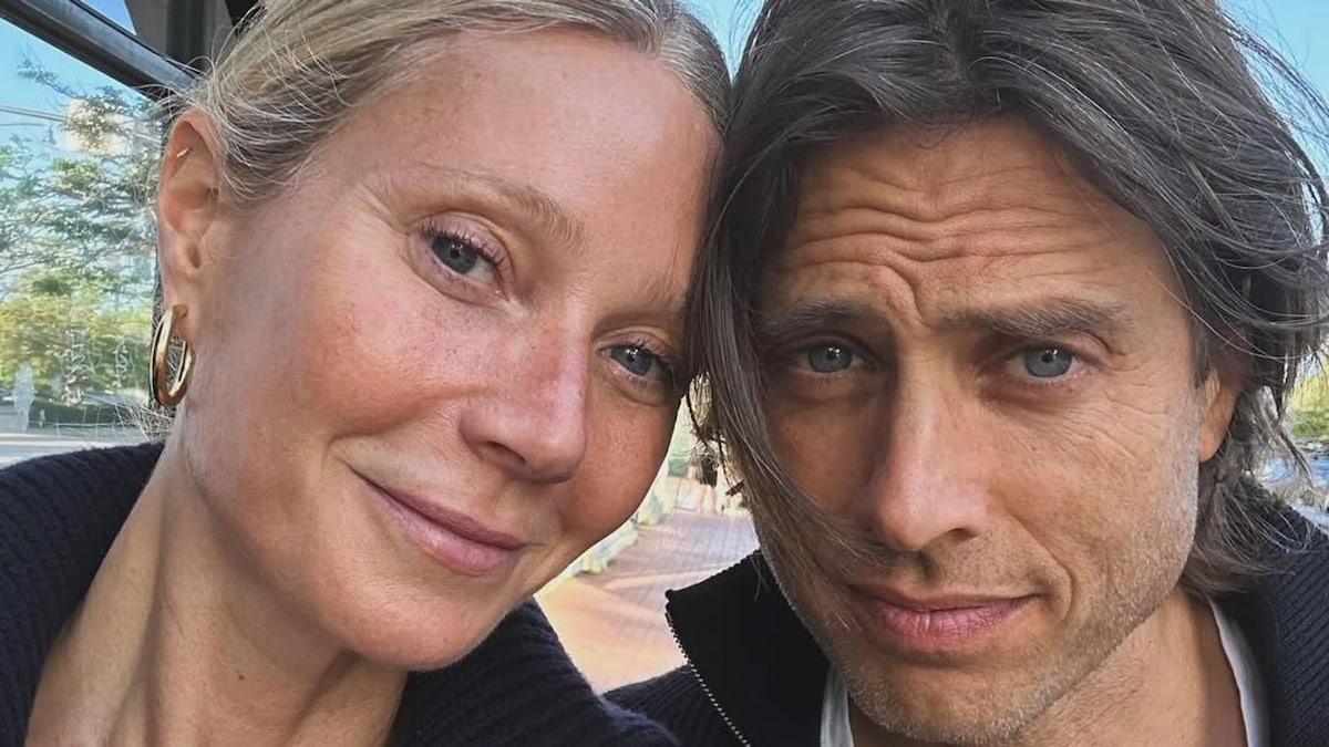 Gwyneth Paltrow y su marido, Brad Falchuk, se dirigen a sus seguidores