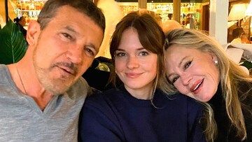 Antonio Banderas habla de la boda de su hija y Melanie muestra su orgullo por su futuro yerno