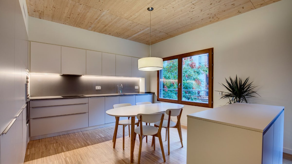 Techo Con Revestimiento Interior De Madera Revestimiento De Madera En