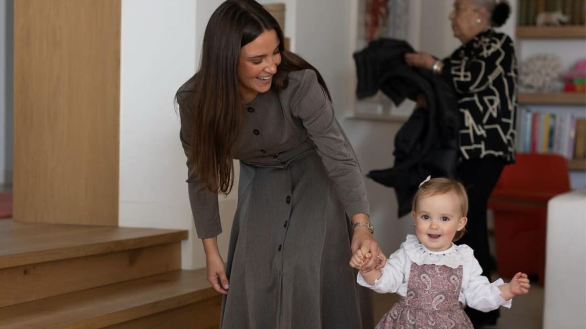 Marta Pombo comparte emocionada ¡los primeros pasos de su hija Matilda!