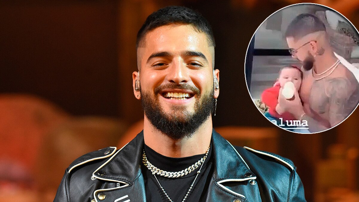 Maluma se ‘entrena’ para ser papá y muestra su faceta más tierna | ¡HOLA!