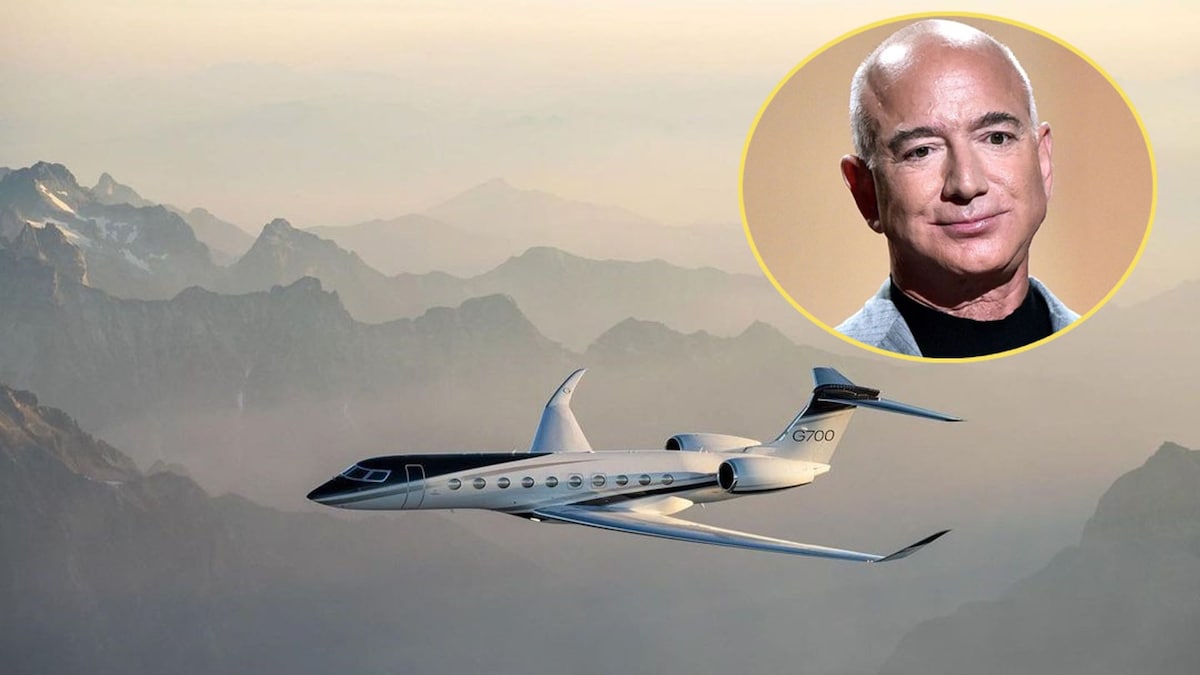 El nuevo capricho de Jeff Bezos, un jet privado valorado en más de 70 ...