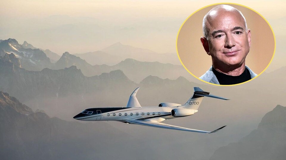 El nuevo capricho de Jeff Bezos, un jet privado valorado en más de 70 ...
