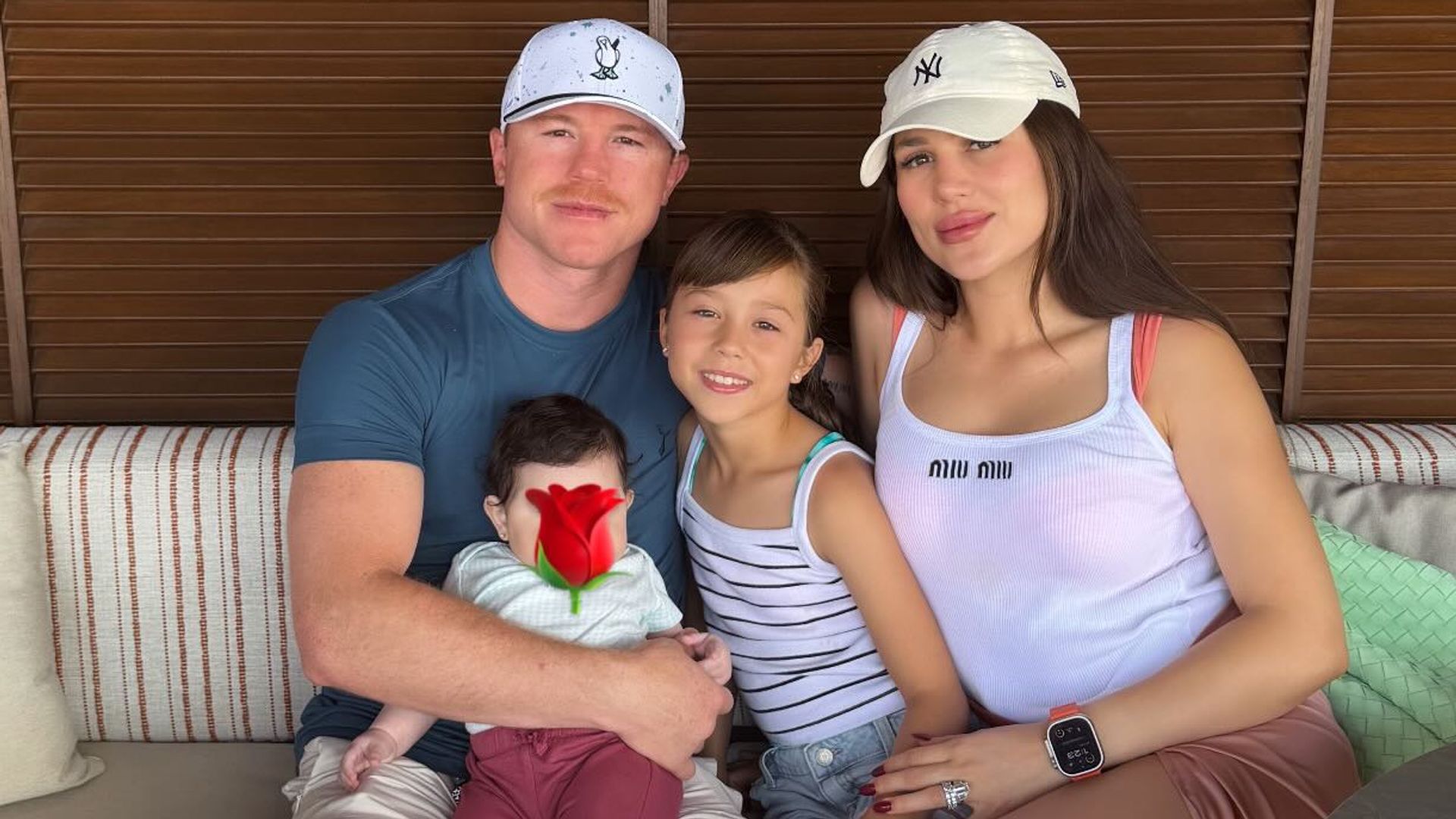 Saúl ‘Canelo’ Álvarez y su esposa Fernanda Gómez disfrutan en la playa ...