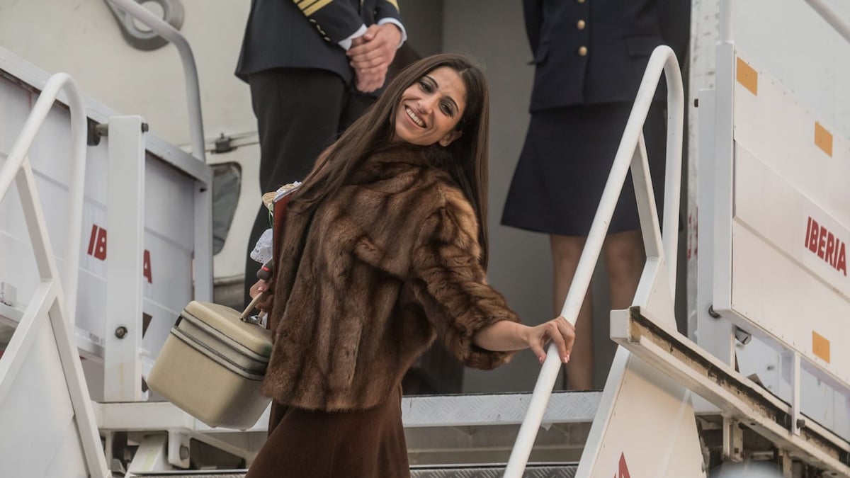 Carolina Yuste se convierte en Massiel en la primera imagen de 'Mi ...