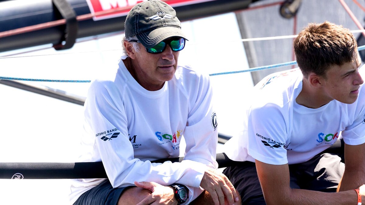 Javier Banderas, vencedor de la 40 Copa del Rey MAPFRE de vela