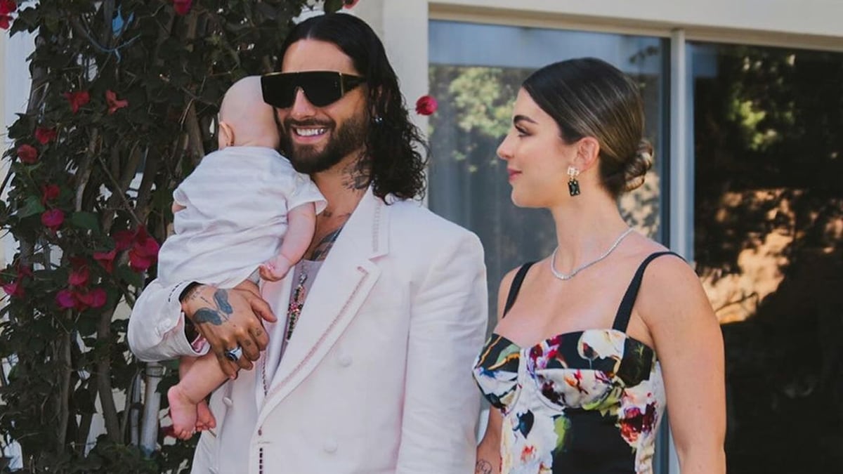 Las imágenes de Maluma convertido en un orgulloso padre de familia