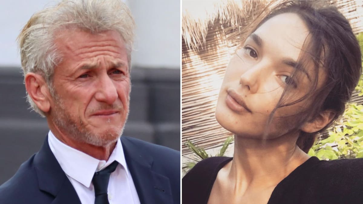 Sean Penn en actitud cariñosa con una modelo 30 años menor que él ...