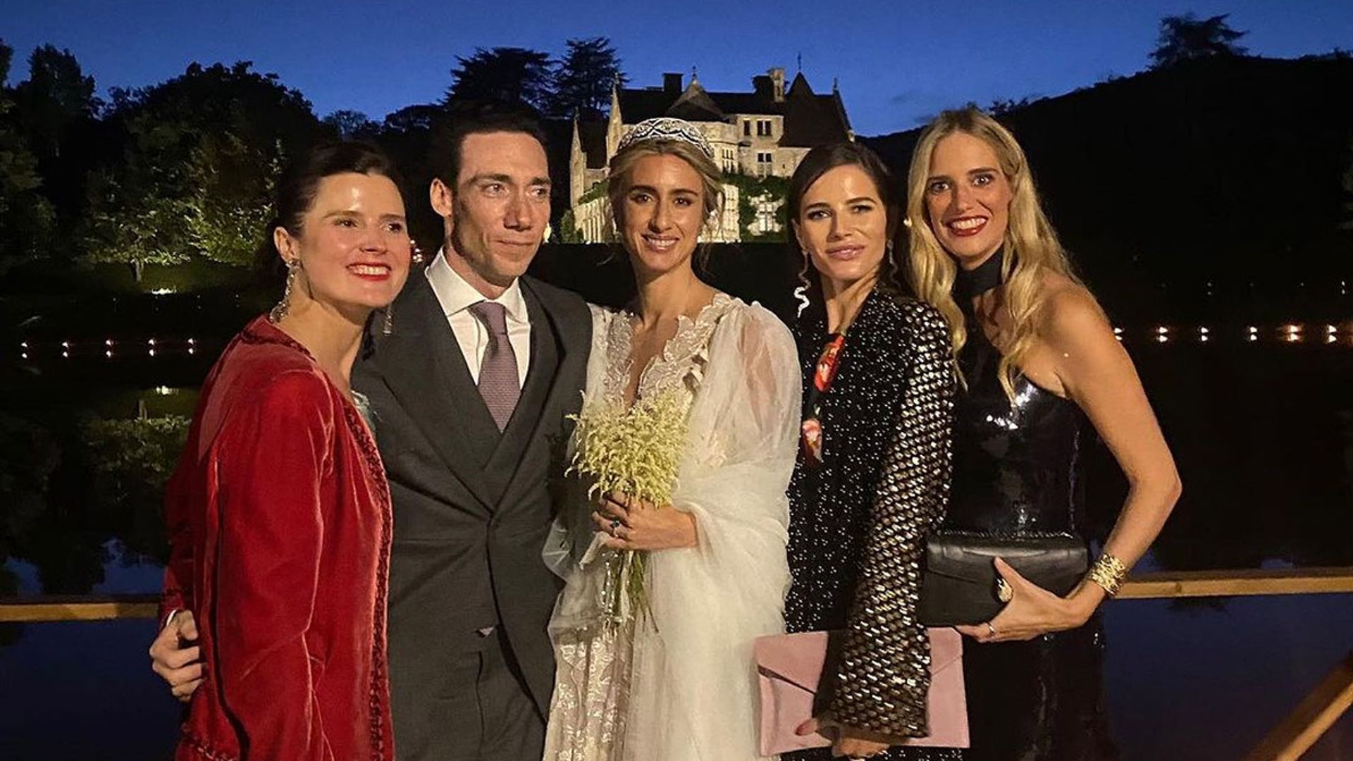 Isabelle Junot y Teresa Baca acuden como invitadas a la boda del ...