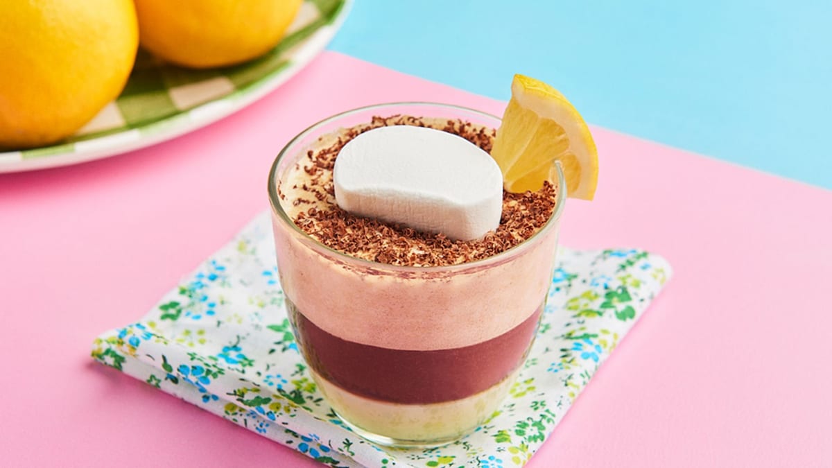 'Mokaccino' de limón y chocolate blanco